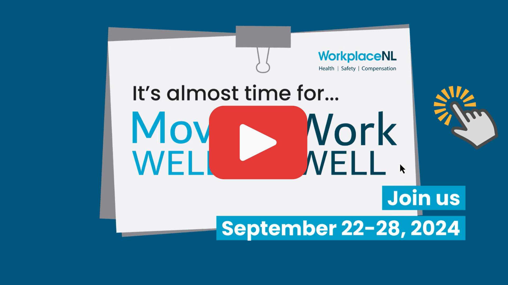 Move Well - Work Well Week | WorkplaceNL